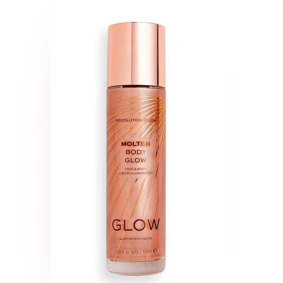 Revolution Glow | Makeup | Makeup Revolution Molten Body Glow Rose Gold ...